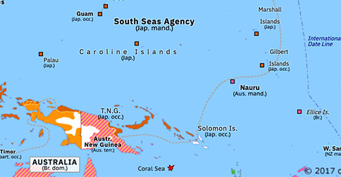 Battle of the Coral Sea | Historical Atlas of Asia Pacific (8 May 1942 ...