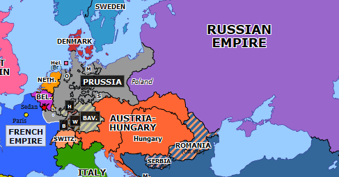 Prussia Map Franco Prussia War Map