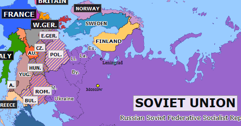 Height of the Cold War | Historical Atlas of Northern Eurasia (26 June ...