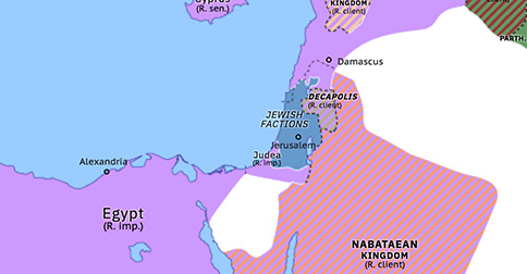 Great Jewish Revolt | Historical Atlas of Eastern Mediterranean ...