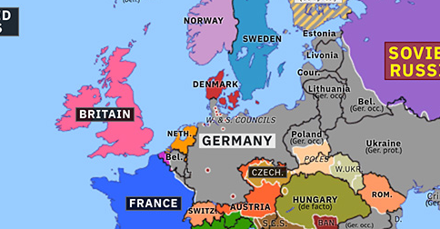 German Revolution | Historical Atlas of Europe (8 November 1918 ...