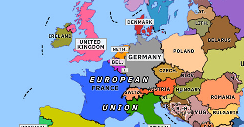 European Union | Historical Atlas of Europe (1 November 1993) | Omniatlas