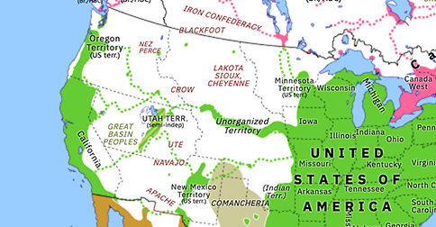 Opening up the West | Historical Atlas of North America (14 October ...