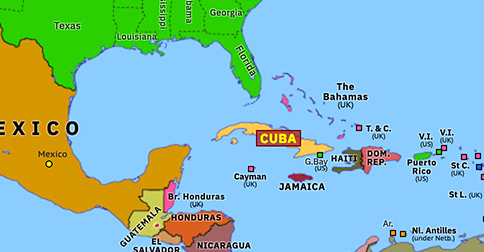 Cuban Missile Crisis | Historical Atlas of North America (24 October ...