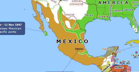 Battle for Mexico City | Historical Atlas of North America (14 ...
