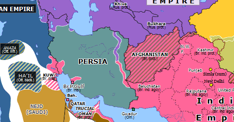 Niedermayer-Hentig Expedition | Historical Atlas of Southern Asia (14 ...