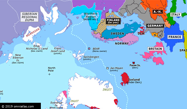 Allied Intervention in Russia | Historical Atlas of the Arctic (21 ...