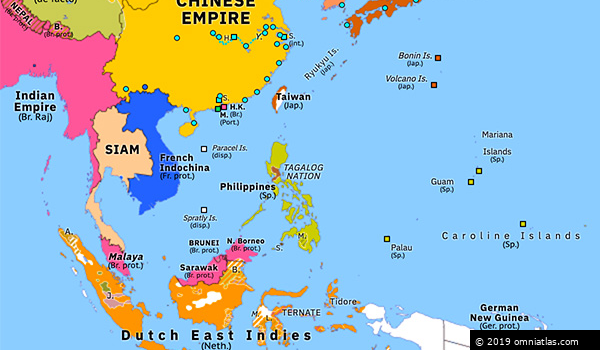 Philippine Revolution | Historical Atlas of Asia Pacific (13 February ...