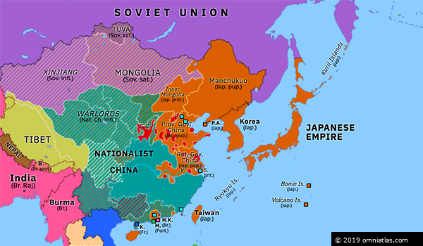 Nomonhan Incident | Historical Atlas of Asia Pacific (31 August 1939 ...