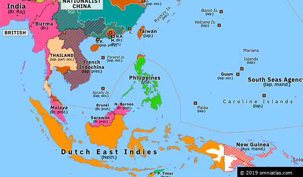Pearl Harbor and its Aftermath | Historical Atlas of Asia Pacific (11 ...