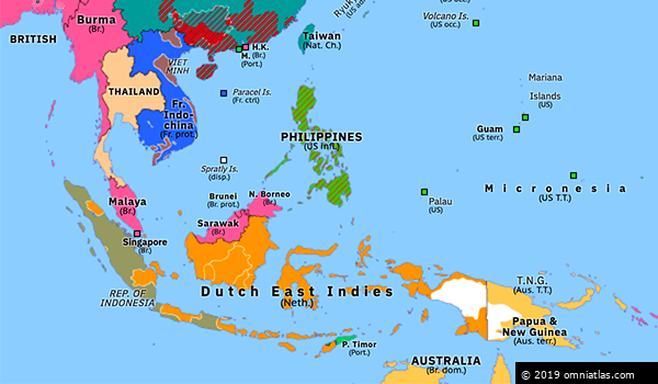 Indonesian War of Independence | Historical Atlas of Asia Pacific (4 ...