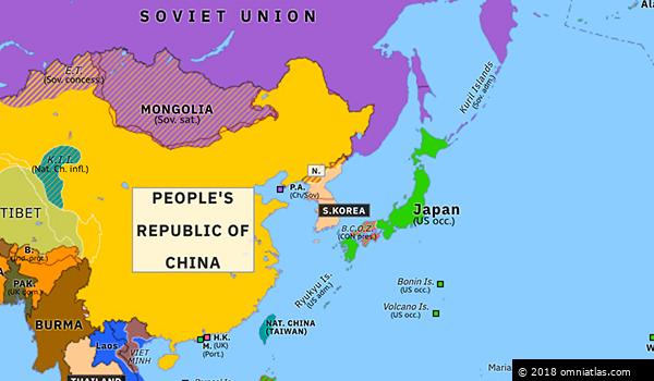 UN Offensive in Korea | Historical Atlas of Asia Pacific (24 November ...