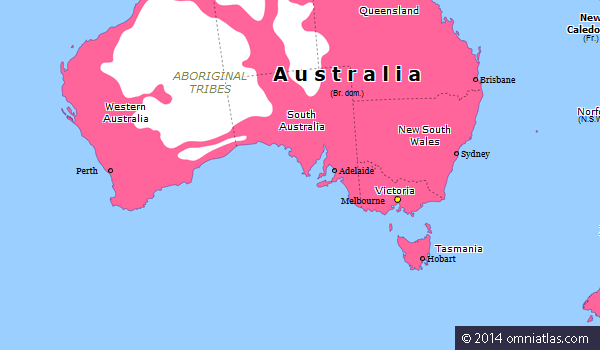 Federation of Australia | Historical Atlas of Australasia (1 January ...