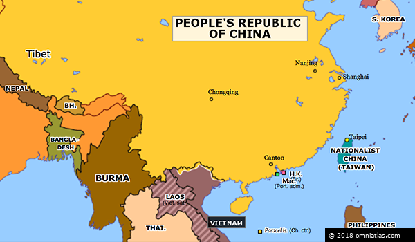 Sino-Vietnamese War | Historical Atlas of East Asia (5 March 1979 ...