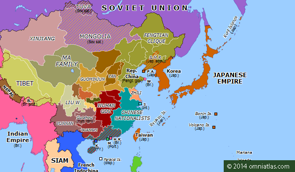 Birth of the Chinese Civil War | Historical Atlas of Asia Pacific (14 ...
