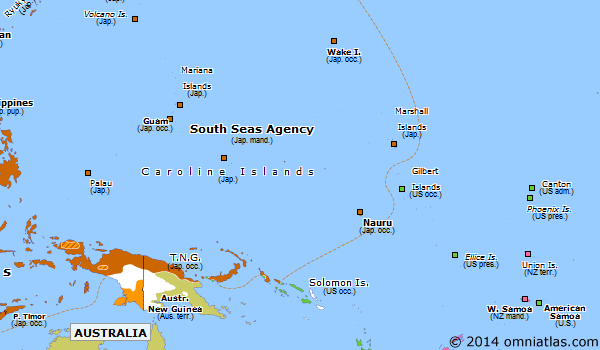 Operation Cartwheel | Historical Atlas of Asia Pacific (15 December ...