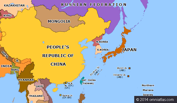 Rise of China | Historical Atlas of Asia Pacific (18 June 2014) | Omniatlas