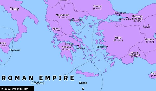 Outbreak of Trajan’s Parthian War | Historical Atlas of Eastern ...