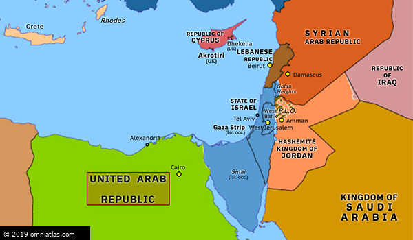 Black September | Historical Atlas of Eastern Mediterranean (18 ...