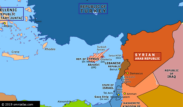 Turkish invasion of Cyprus | Historical Atlas of Eastern Mediterranean ...