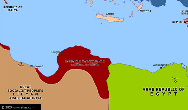 Libyan Revolution of Dignity | Historical Atlas of Eastern ...