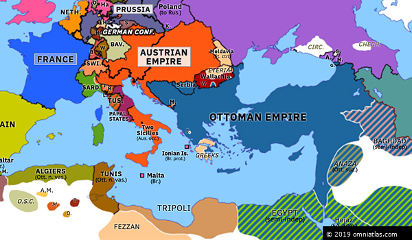 Greek War of Independence | Historical Atlas of Europe (22 April 1821 ...