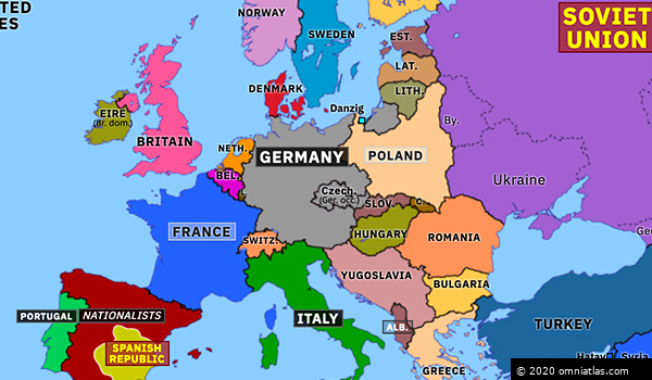End of Czechoslovakia | Historical Atlas of Europe (15 March 1939 ...
