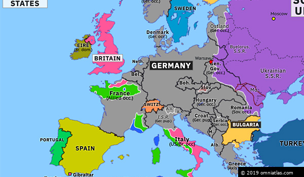 Liberation of France | Historical Atlas of Europe (30 August 1944 ...