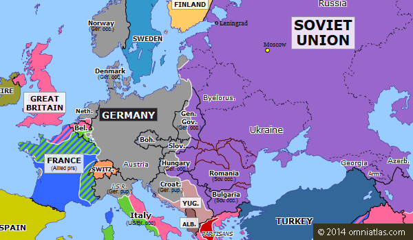 Liberation of the Balkans | Historical Atlas of Europe (24 December ...