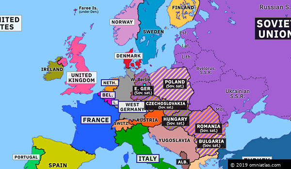 Berlin Wall | Historical Atlas of Europe (26 June 1963) | Omniatlas