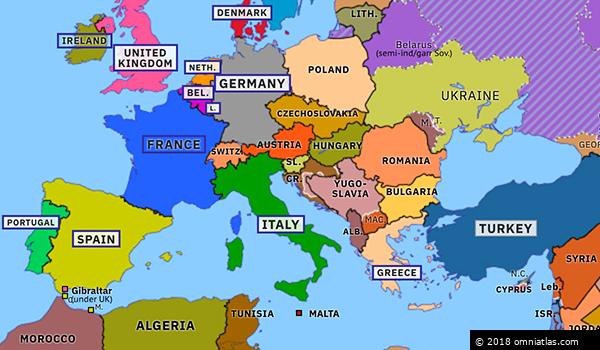 Croatian War of Independence | Historical Atlas of Europe (9 December ...