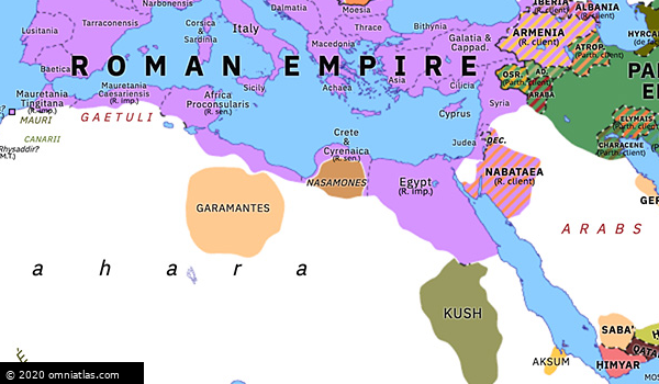 Revolt of the Nasamones | Historical Atlas of Northern Africa (circa 85 ...