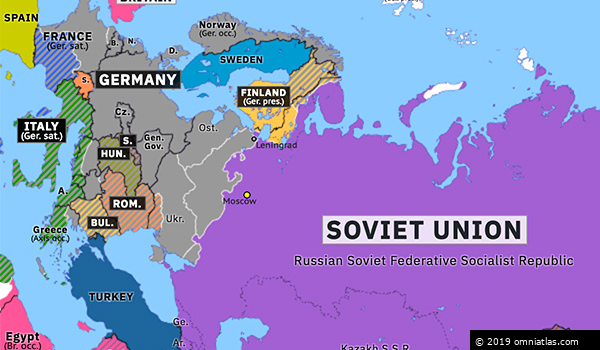 Winter Counter-offensive | Historical Atlas of Northern Eurasia (16 ...
