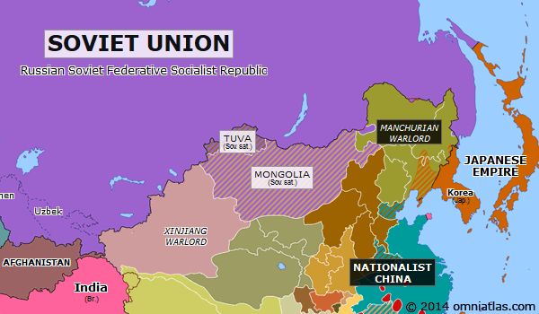 1929 Sino-Soviet Conflict | Historical Atlas of Northern Eurasia (20 ...