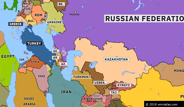 First Chechen War | Historical Atlas of Northern Eurasia (18 June 1995 ...