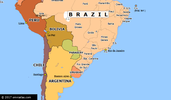 Brazil enters World War II | Historical Atlas of South America (22 ...