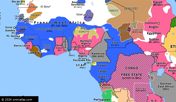 Pacification of Northern Nigeria | Historical Atlas of Sub-Saharan ...